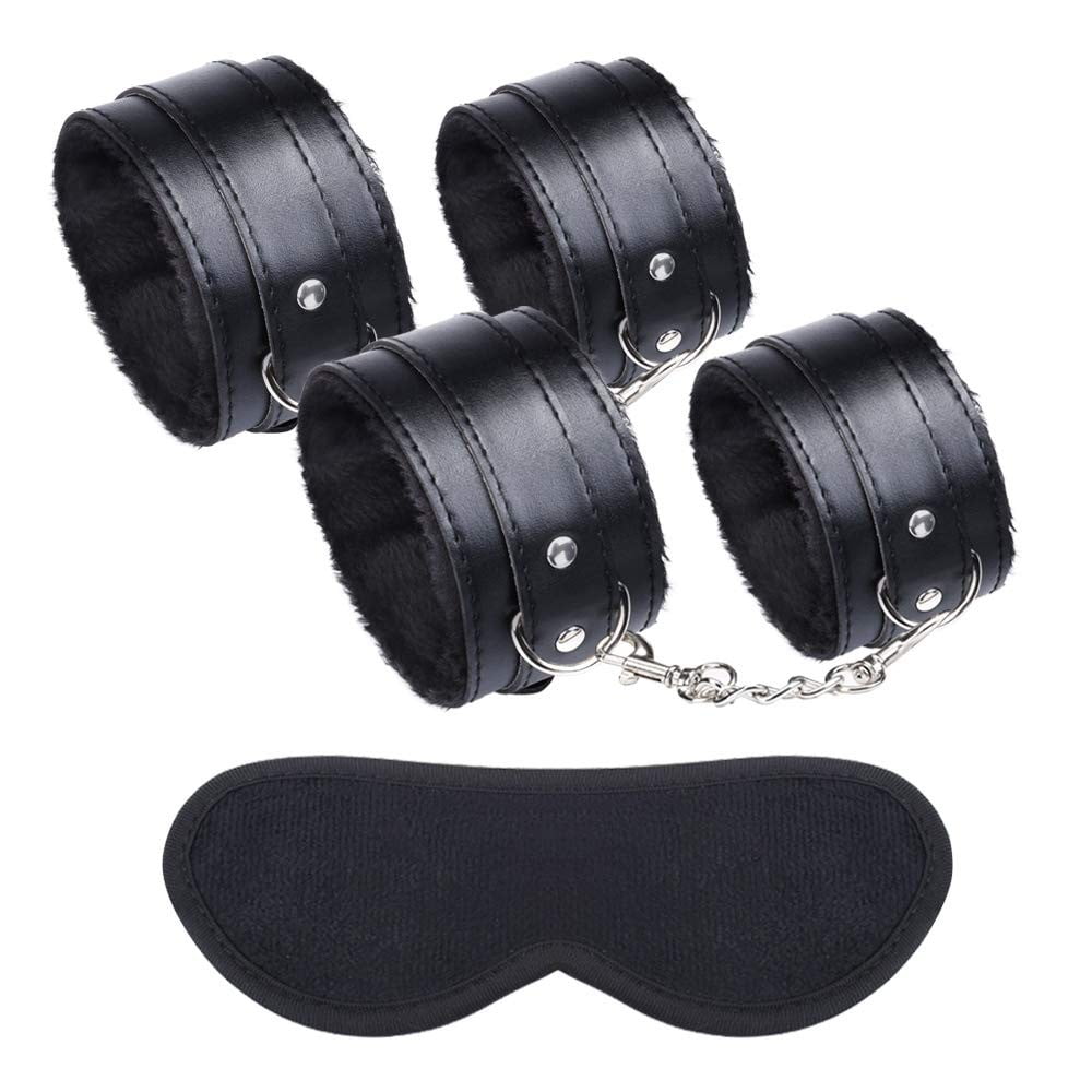 Slave & Wrist Leather Restraints Hand Toy Adjustable Ankle Adult ...