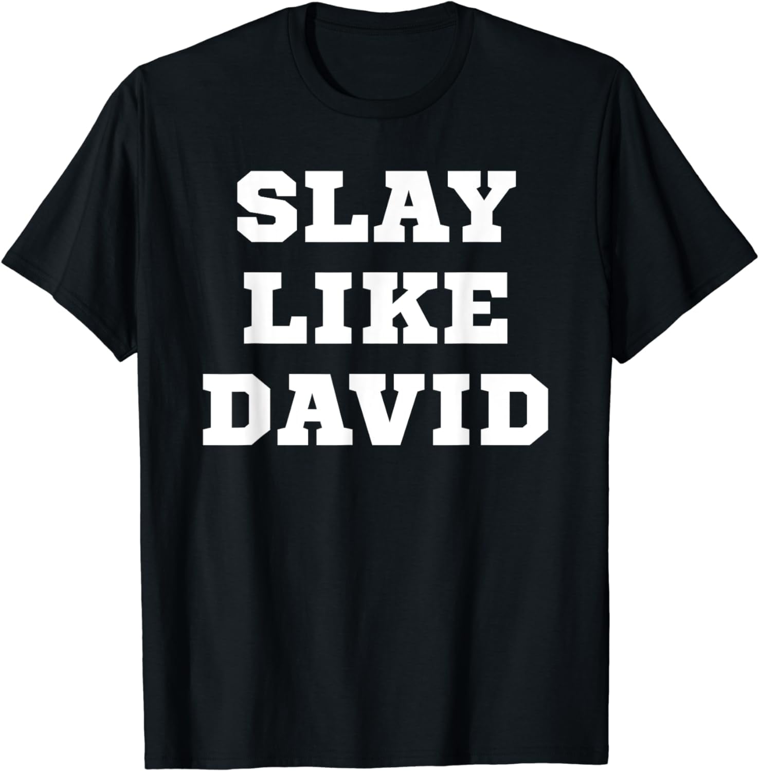 Slay Like David T-Shirt Every Battle Every Day Christian - Walmart.com