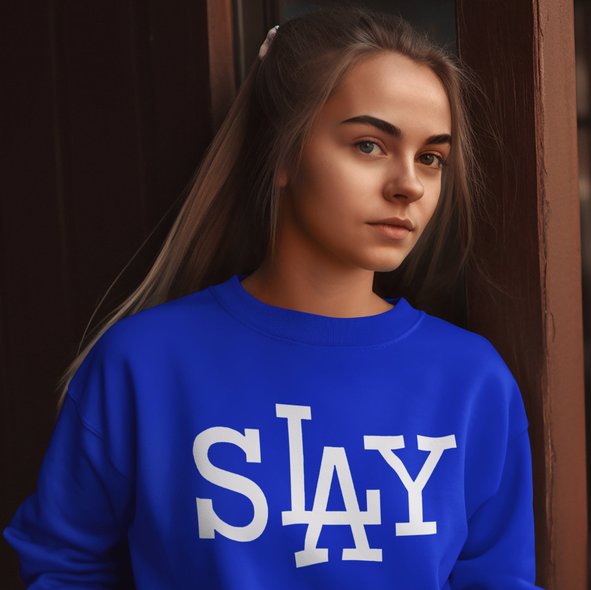 Slay Los Angeles Baseball Champions Comfy Crewneck Sweatshirt | World Series Dodger Edition 2024 ...