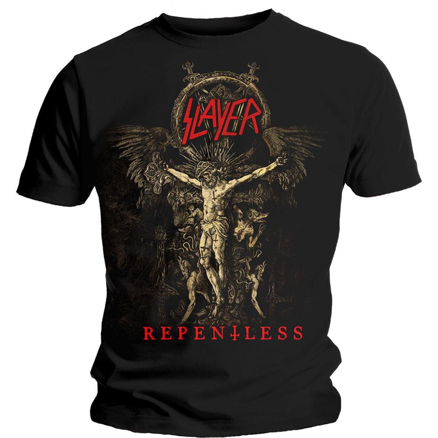 Slayer Adult Cruciform Skeletal T-Shirt - Walmart.com
