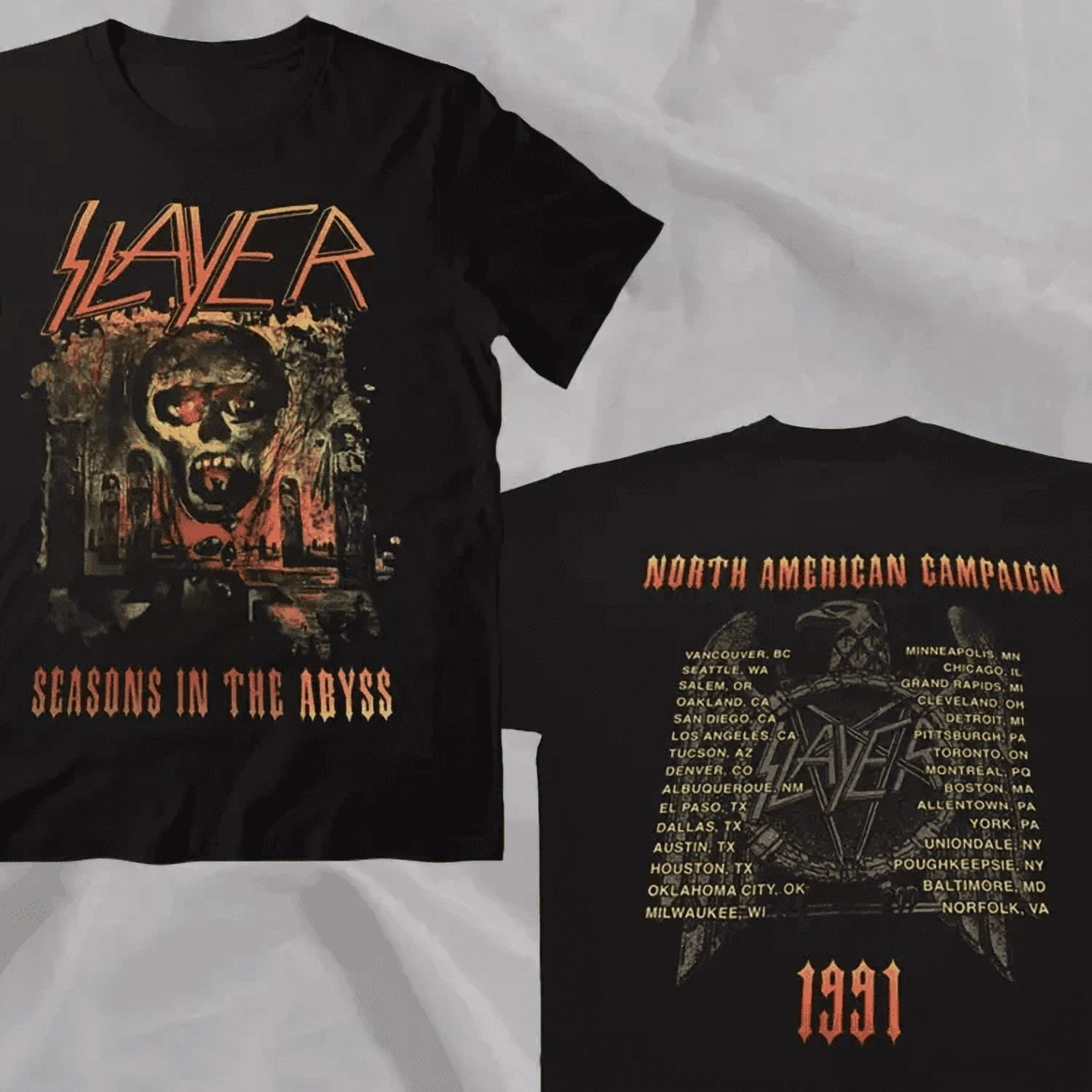 Slayer Band Seasons In The Abyss 1991 Tour North American Campaign 2 ...