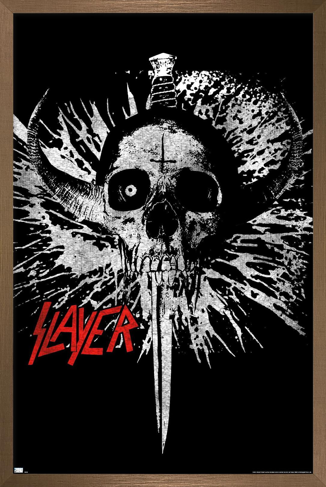 Slayer - Death Dagger Wall Poster, 22.375" x 34" Framed - Walmart.com