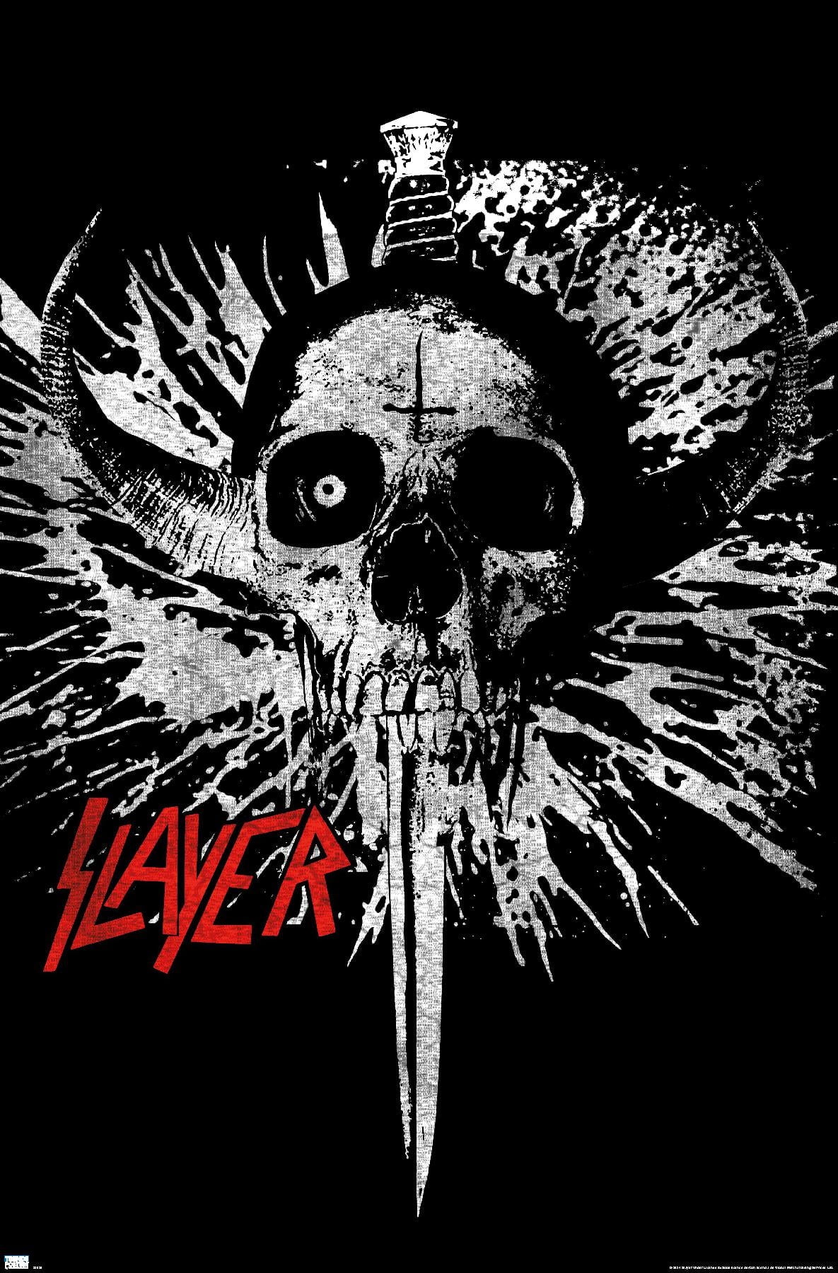 Slayer - Death Dagger Wall Poster, 22.375" x 34" - Walmart.com