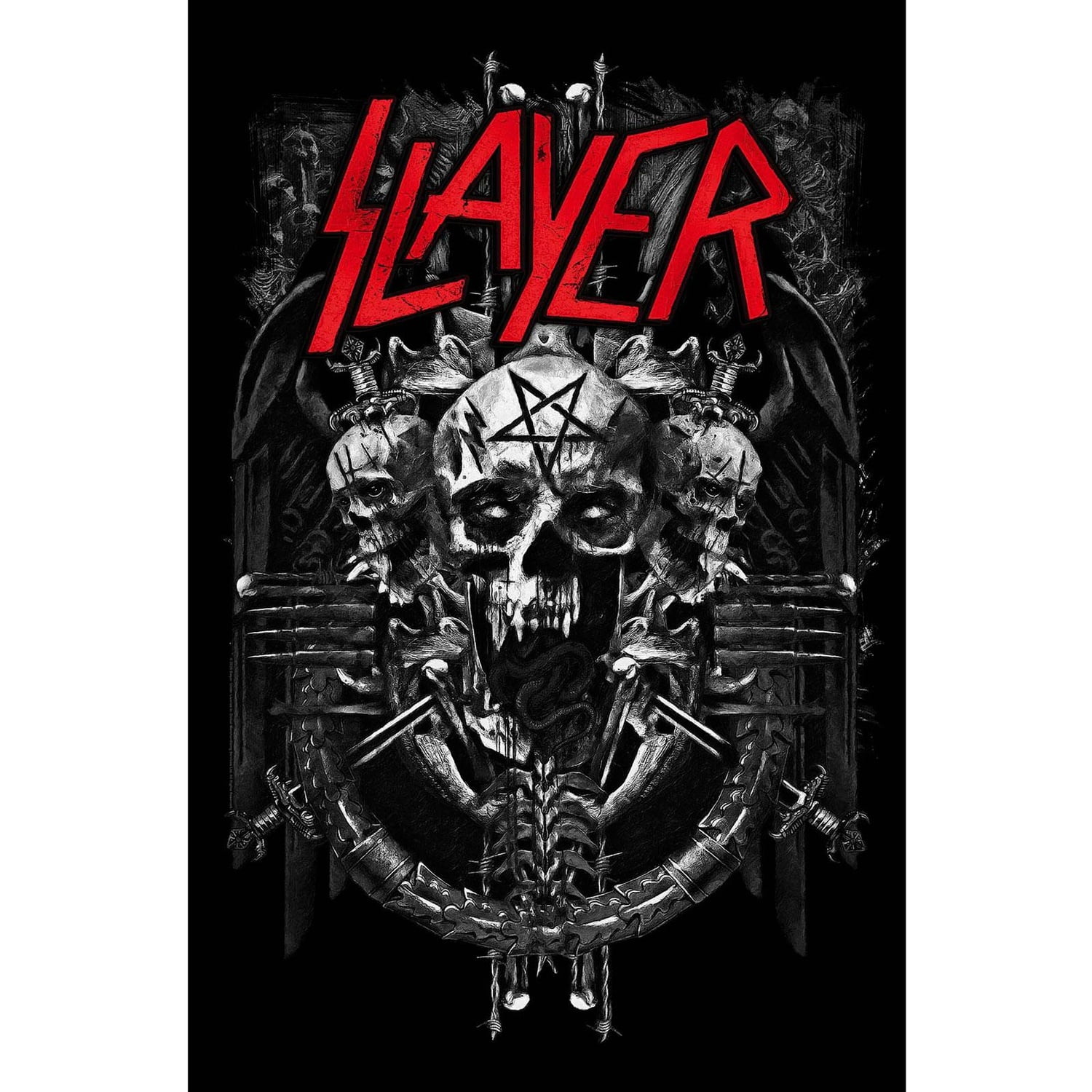 Slayer Demonic Textile Poster - Walmart.com