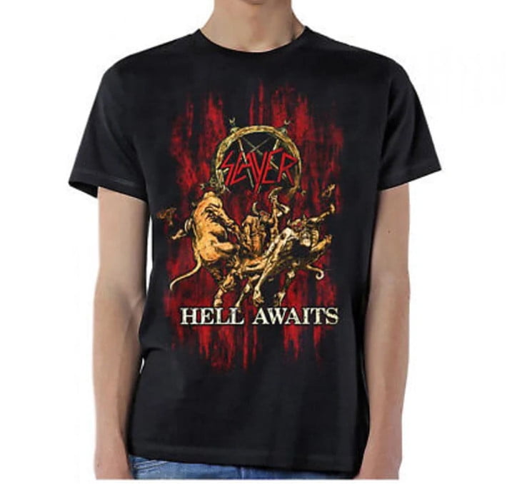 Slayer Hell Awaits Album Cover T-Shirt - Walmart.com