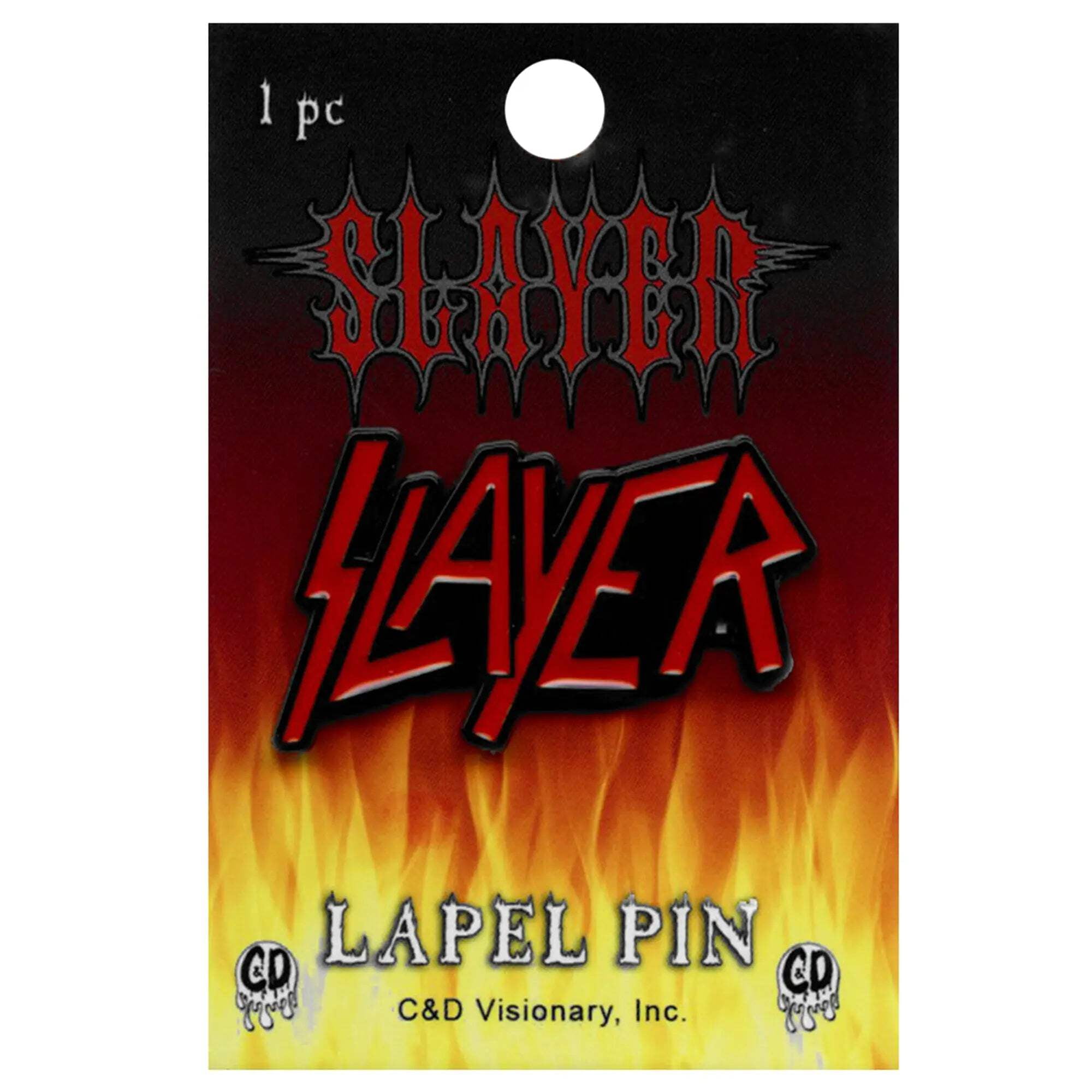 Slayer Logo - Metal Lapel Pin - Walmart.com