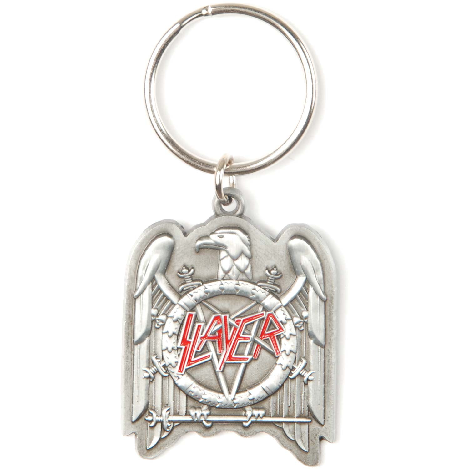 Slayer Keyring Eagle Band Logo Keychain - Walmart.com