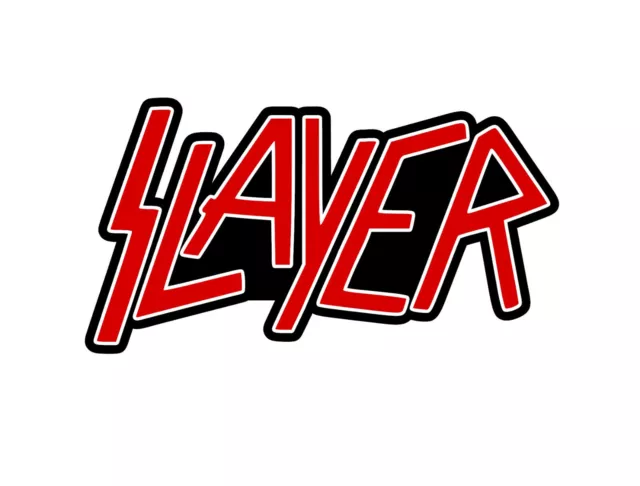 Slayer Logo Sticker Baseball Sticker, Football Sticker, Basketball ...