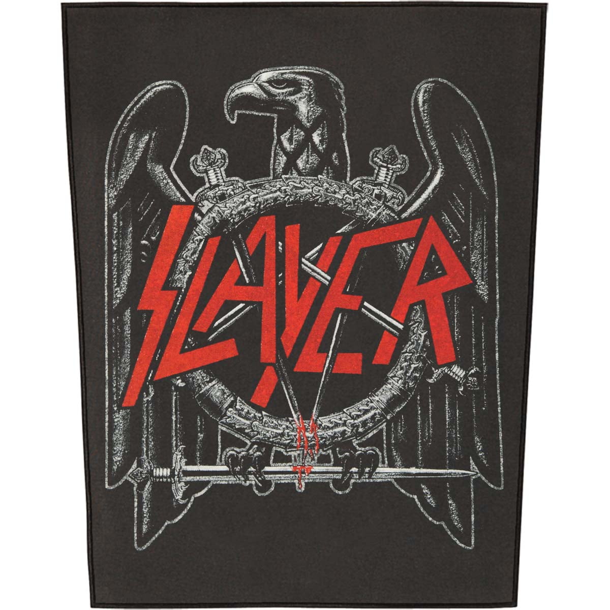 Slayer Men's Back Patch Black - Walmart.com