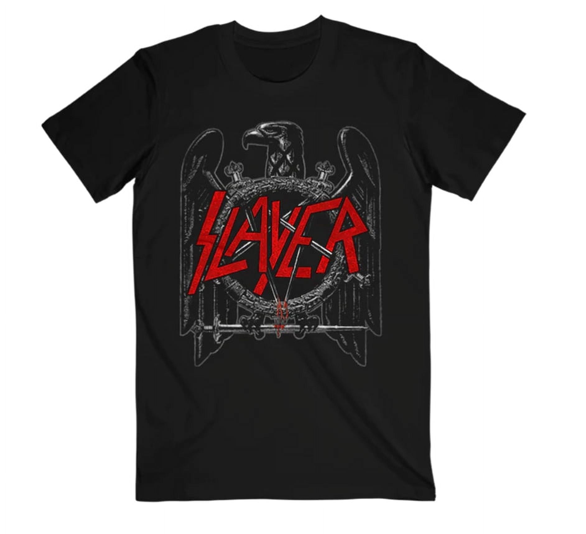 Slayer Men's Black Eagle T-Shirt Black Large | Officially Licensed ...