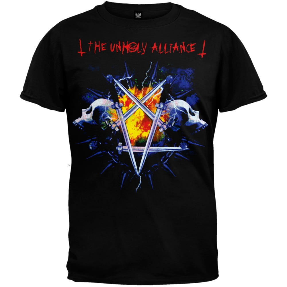 Slayer Men's Unholy Alliance Short Sleeve T Shirt - Walmart.com