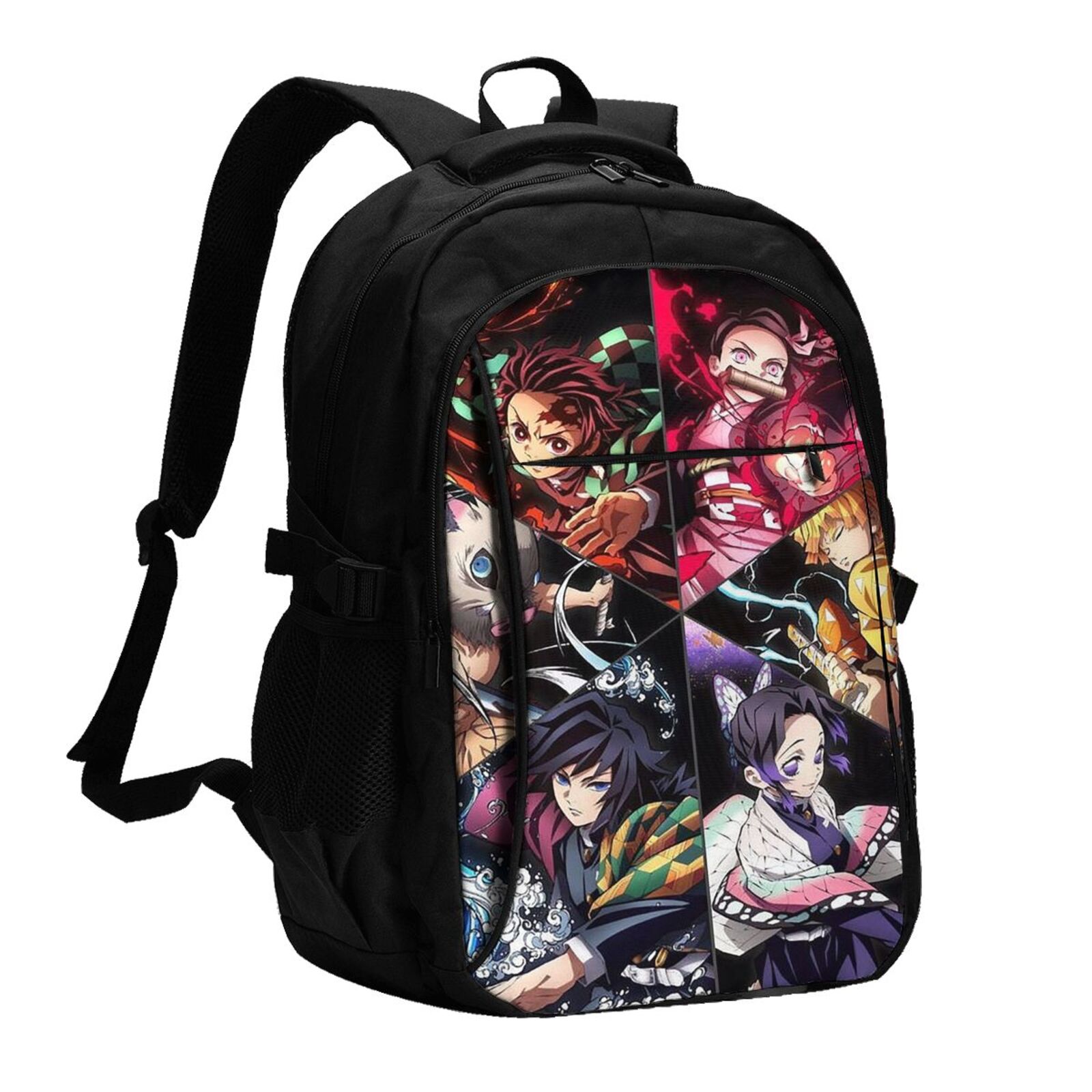 Slayer Nezuko Kamado Large Travel Laptop Backpack With Usb Charging ...