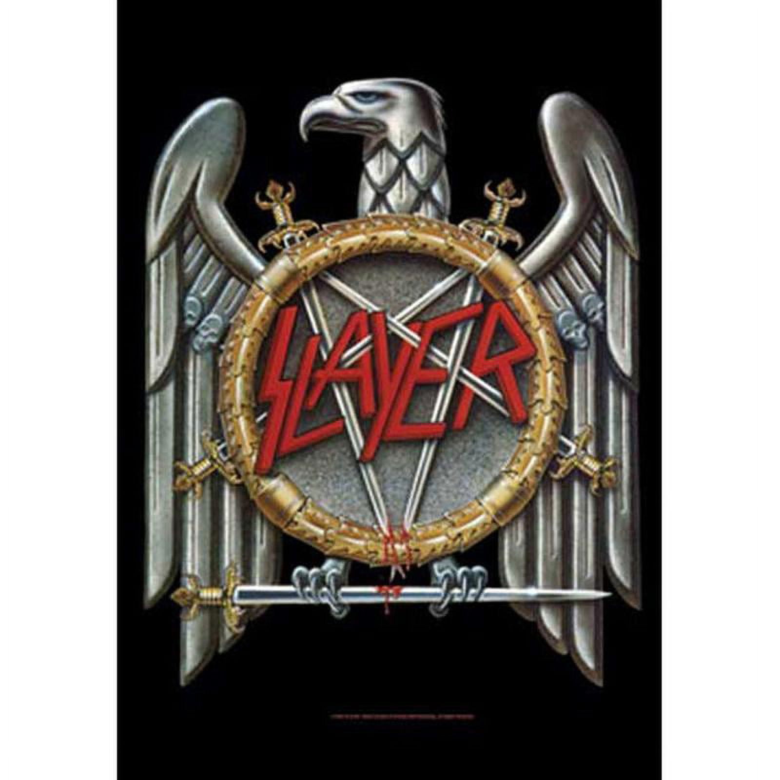 Slayer Poster Flag Eagle Tapestry Cloth Fabric Wall Banner 30" x 40 ...
