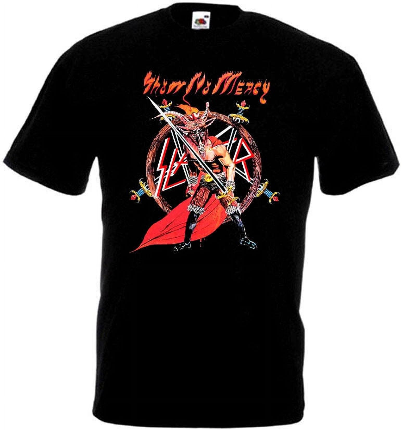 Slayer Show No Mercy v1 T shirt black trash heavy metal all sizes S-5XL ...