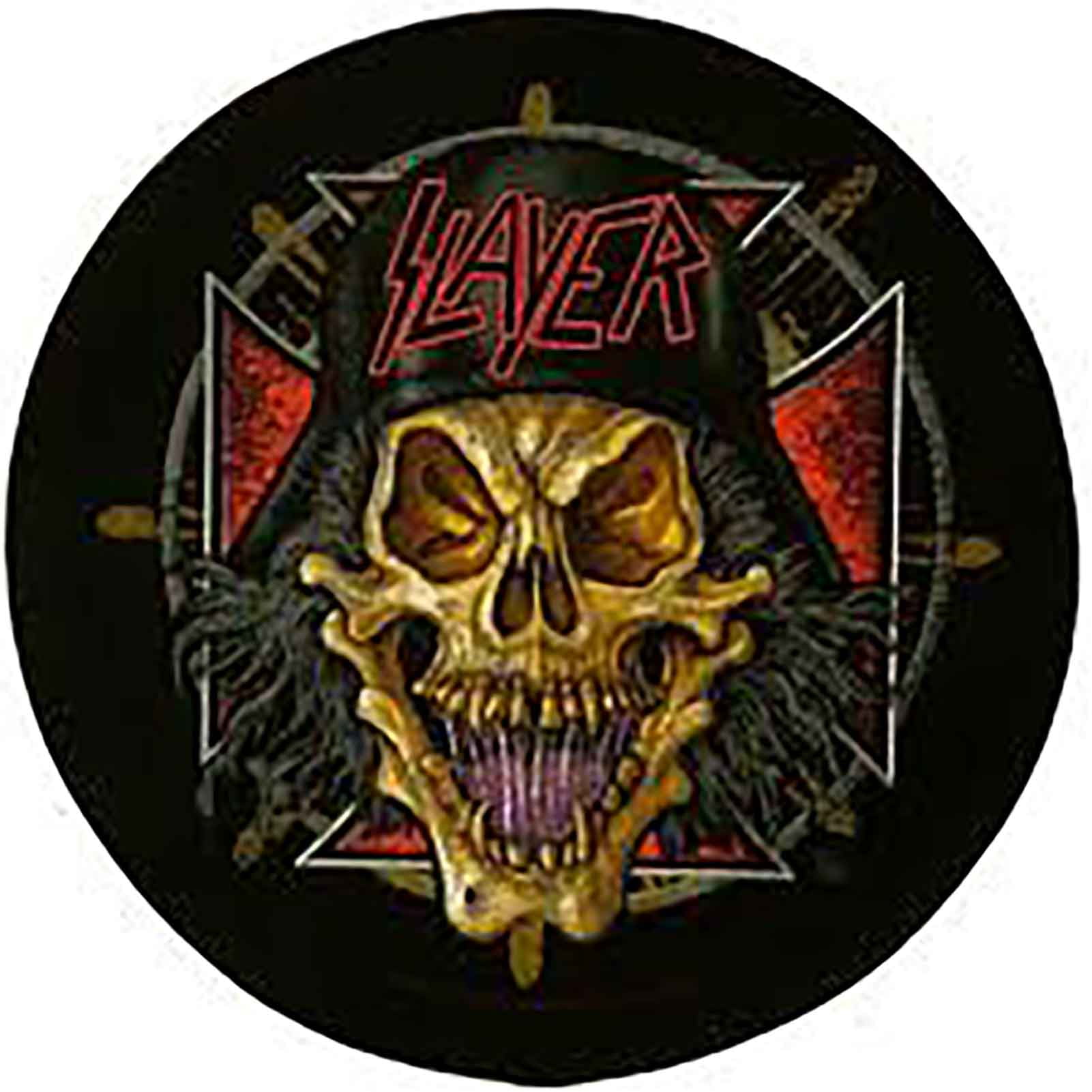 Slayer Wehrmacht Soldier Skull Circular Back Patch - Walmart.com