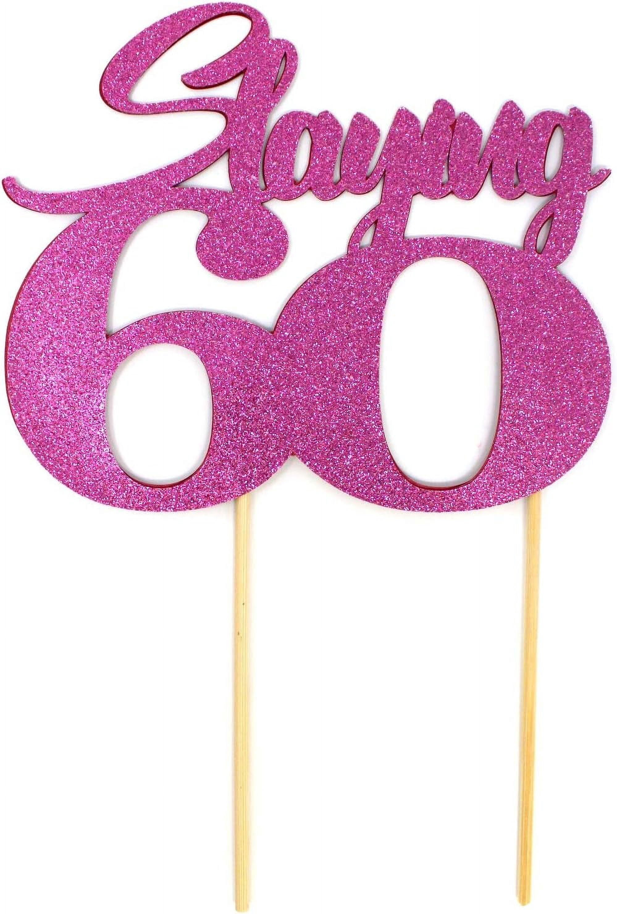 Slaying 60 Cake Topper, 1pc, 60th birthday, party , photo props ...