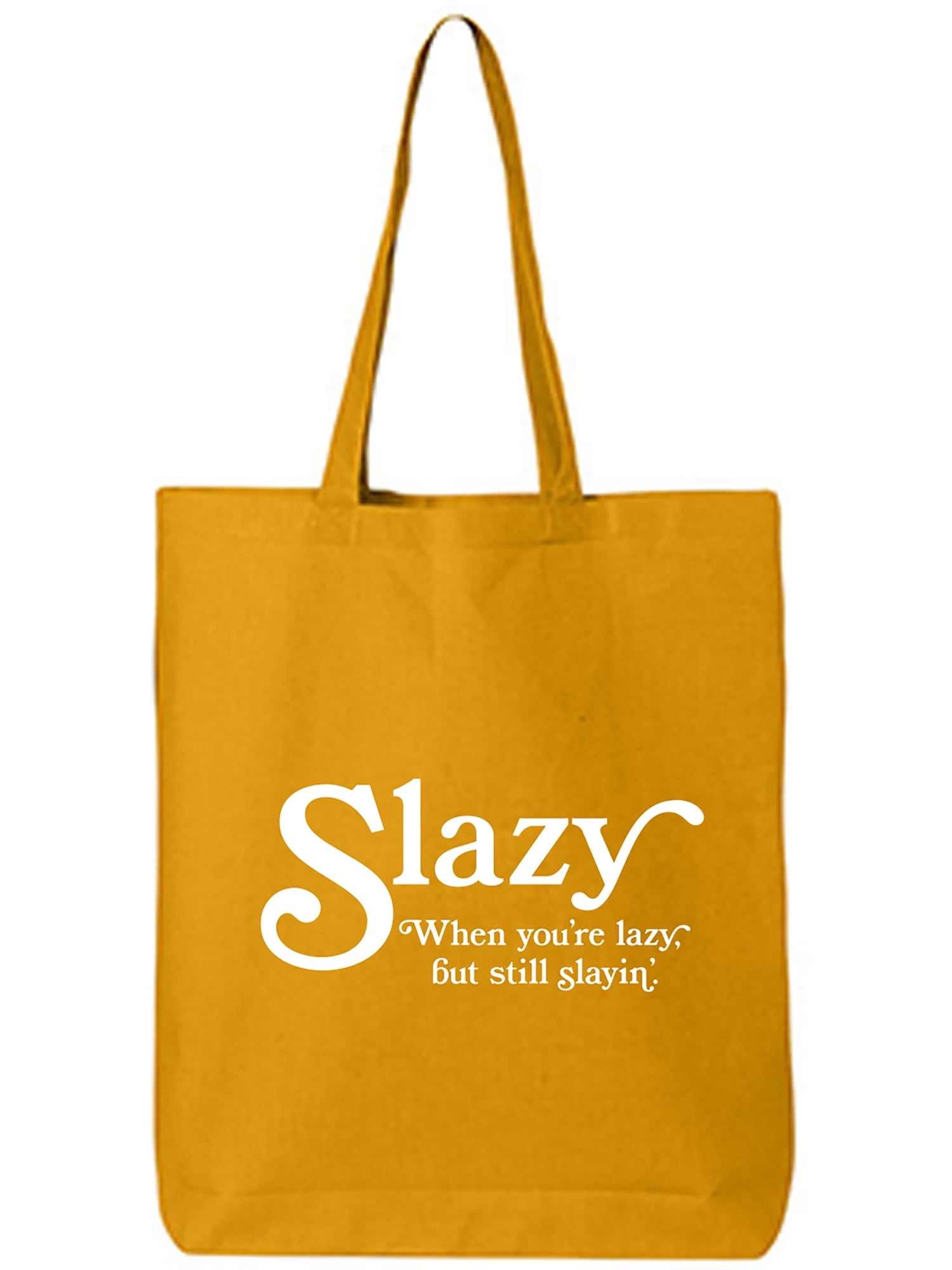 Slazy Cotton Canvas Tote Bag - Walmart.com