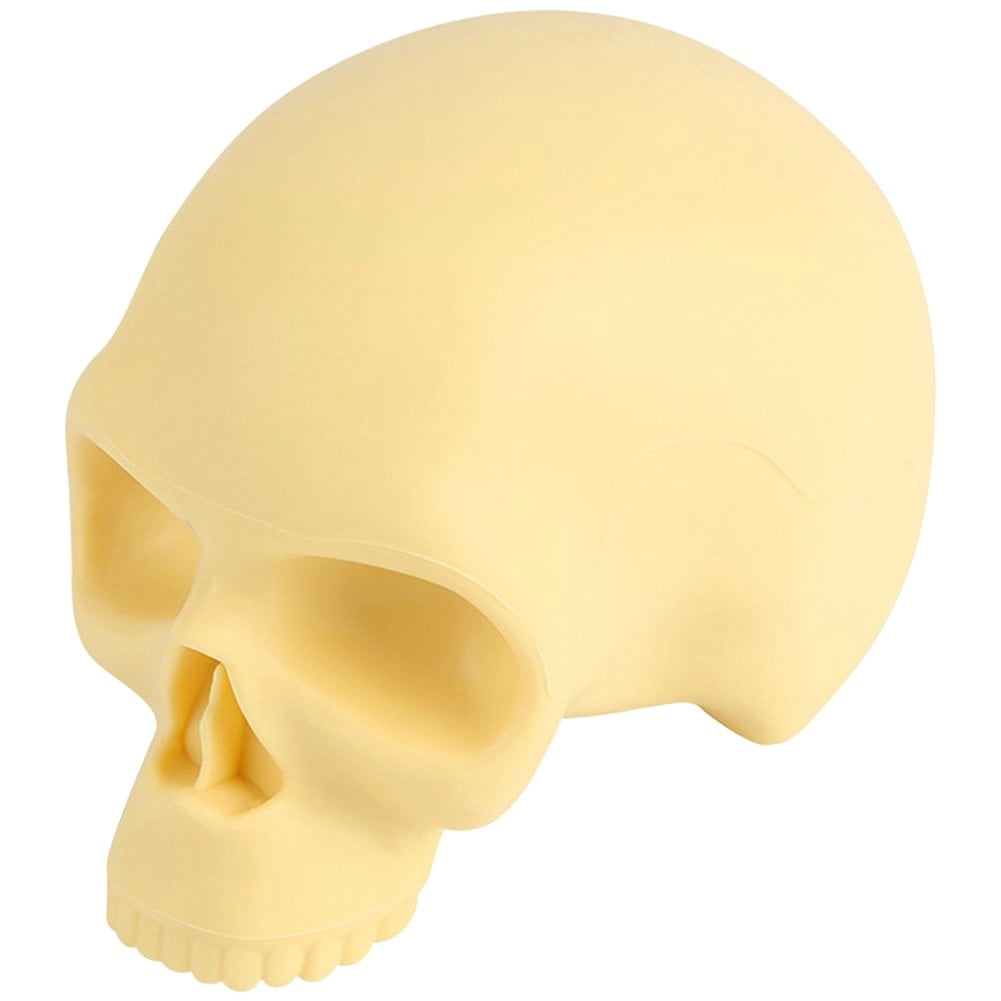 Slccxzc Tattoo Silicone Practice Skull Models 3D Head Blank Tattoo ...