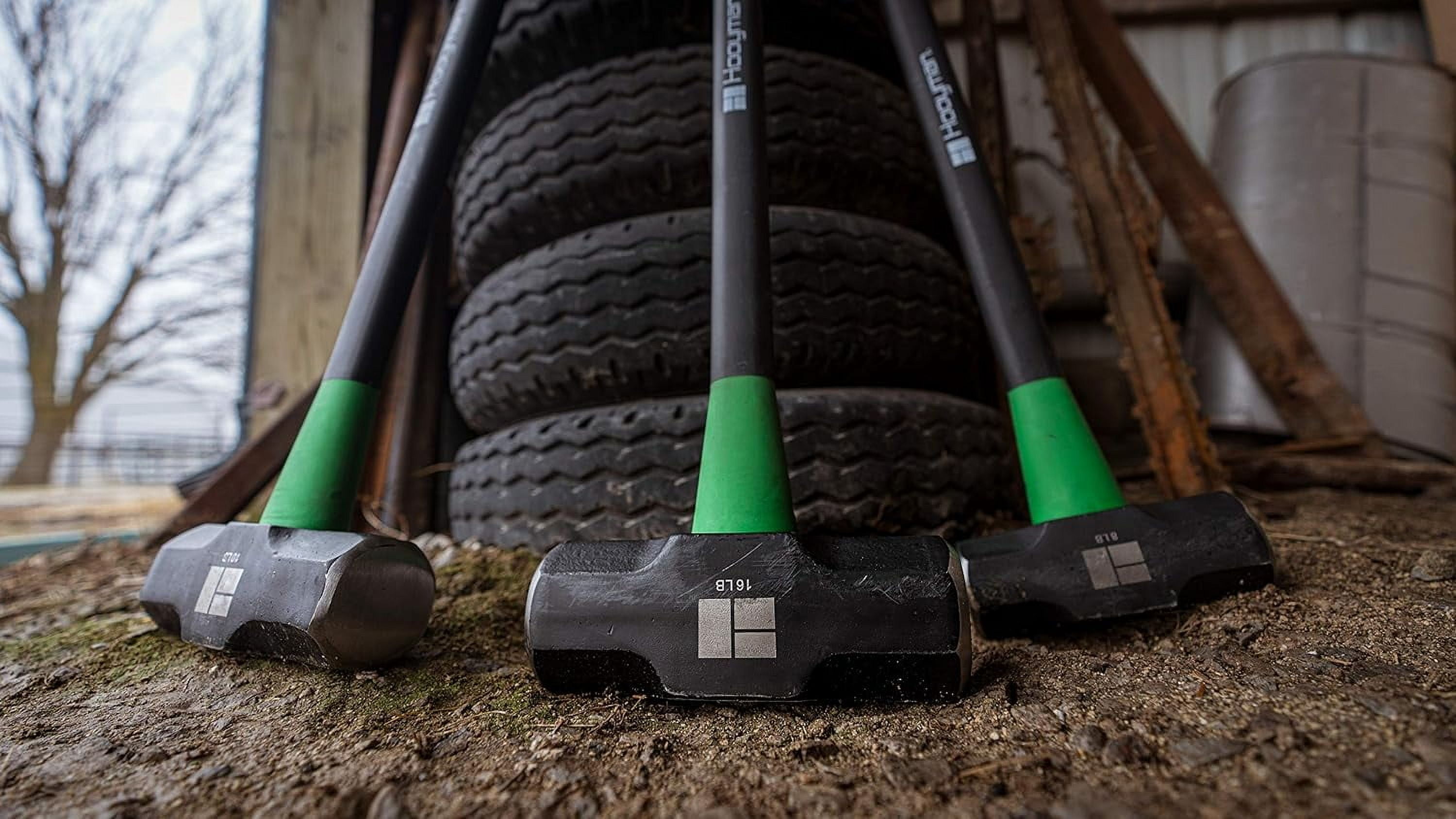 Sledge and Club Hammer with Heavy Duty Construction, Ergonomic No-Slip ...