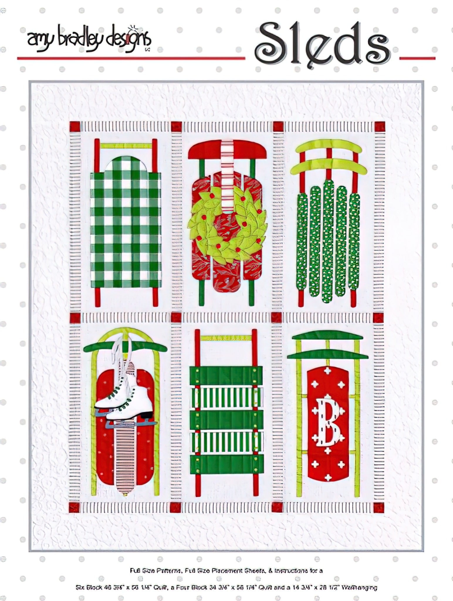 Sleds Quilt Pattern by Amy Bradley Designs - Walmart.com