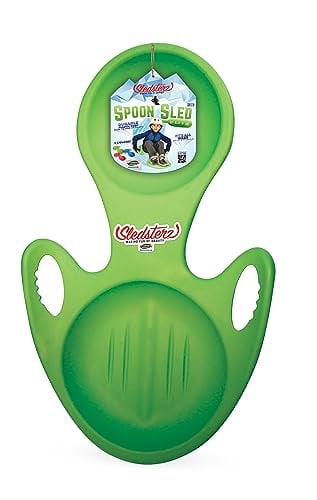 Sledsterz Spoon Snow Sled by Geospace for Winter Sledding Fun: 3-Pack ...