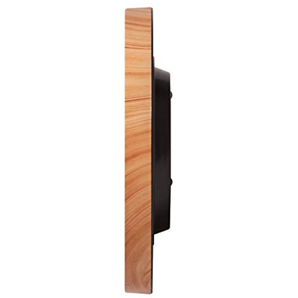 Sleek 10 Inch Wood Wall Clock with Wood Texture Decorative Wall Clocks ...