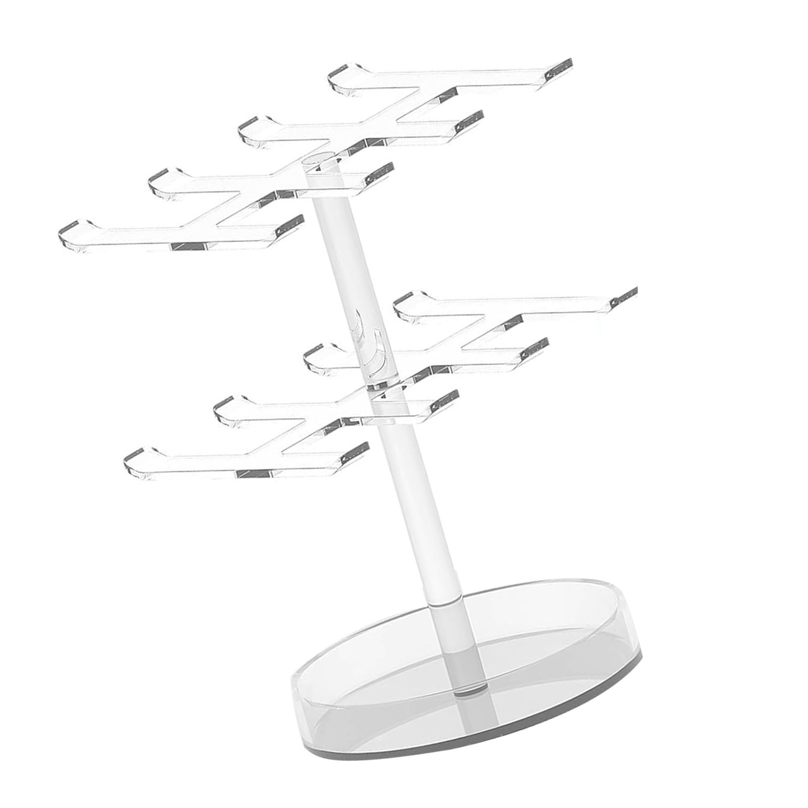 Sleek Acrylic Jewelry Display Stand for Organized Storage Adjustable ...