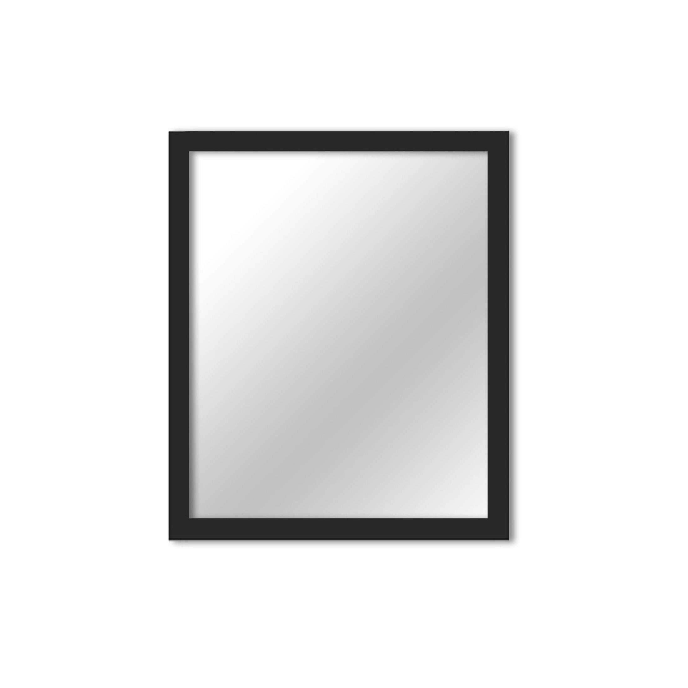 Sleek Black Framed Rectangular Mirror for Modern Home Decor 11" x 14 ...