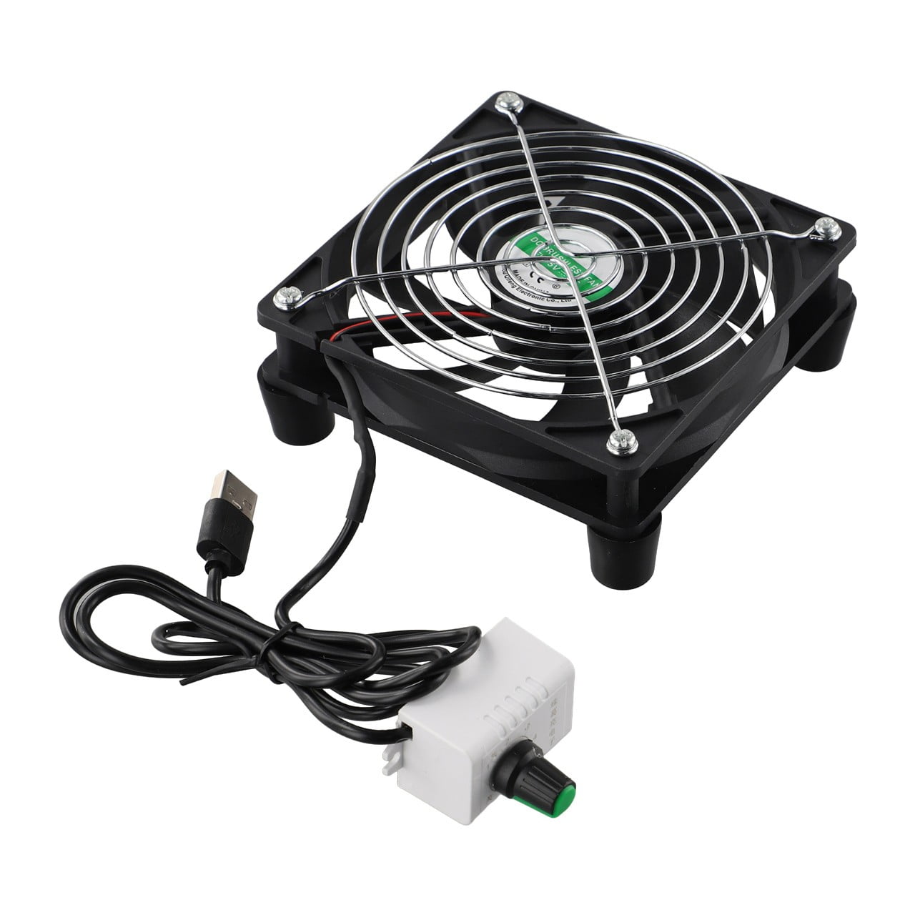 Sleek Design 5V Usb Chassis Cooler with Adjustable Speeds and Long Cord ...