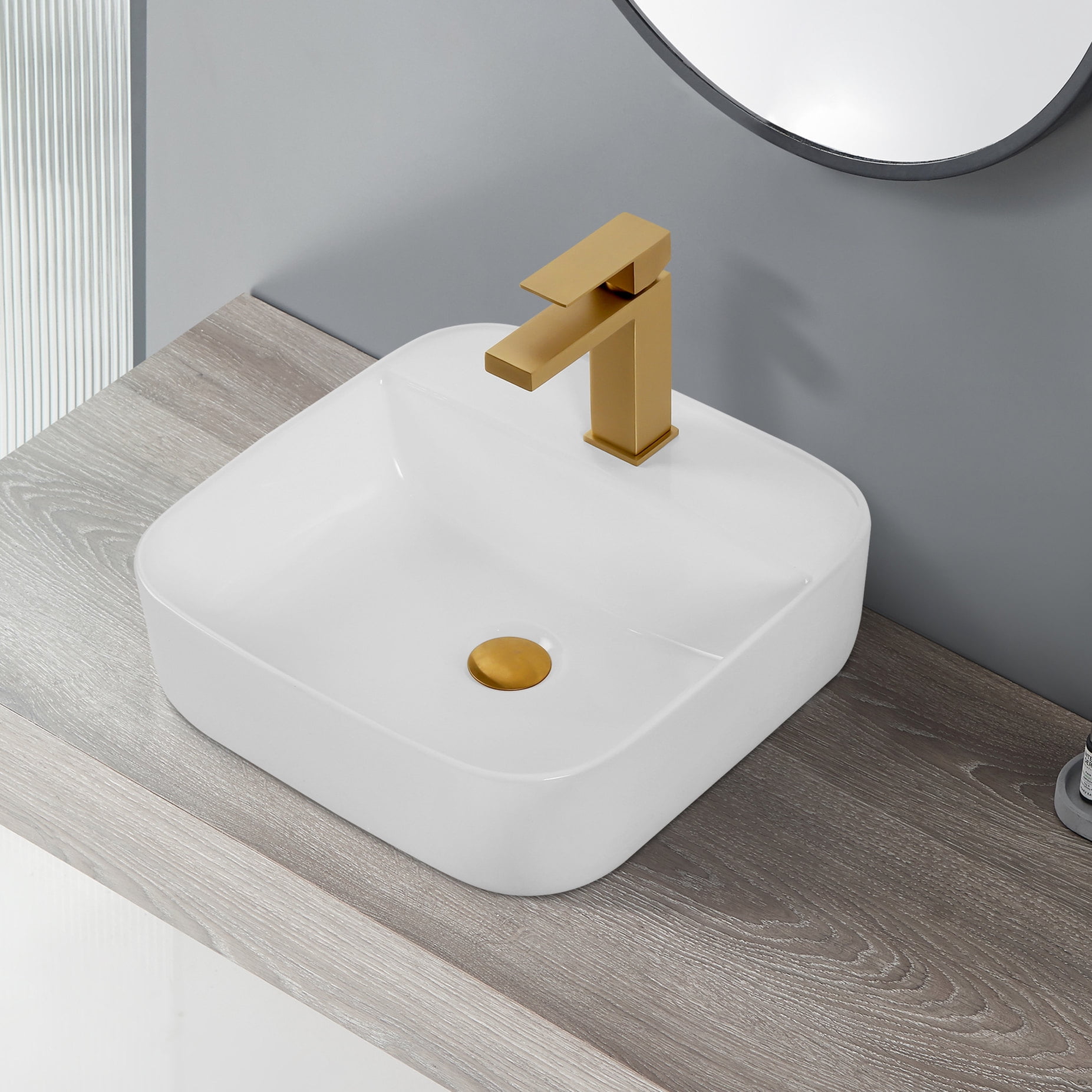 Sleek Design Countertop Sink+Adaptable Layout”-“Various Bathroom Spaces ...