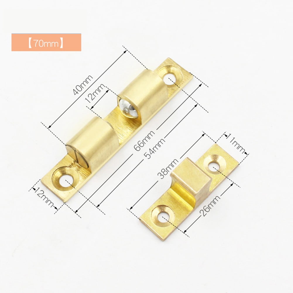 Sleek Design Solid Brass Ball Catch with Adjustability for Furniture Use - Walmart.com