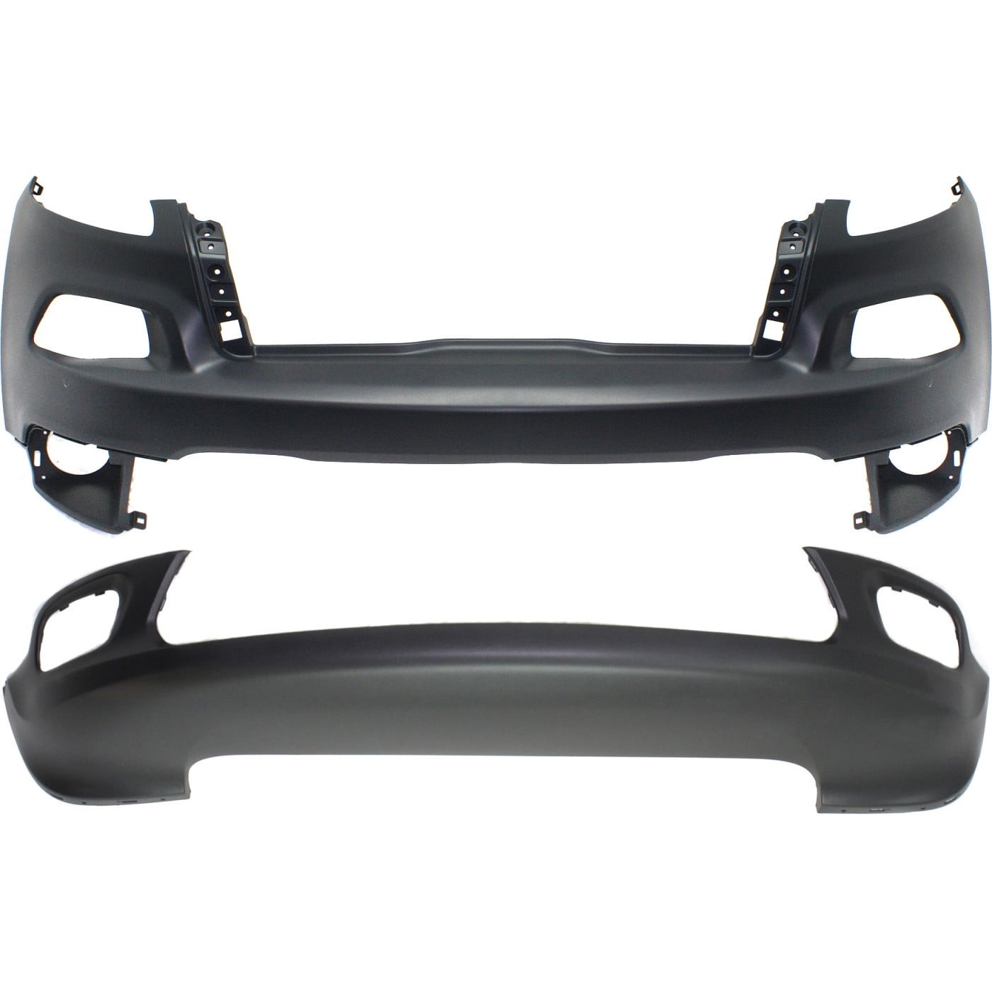 Sleek Front Bumper Covers Fascias Set of 2 for 2017-2018 for Jeep for ...