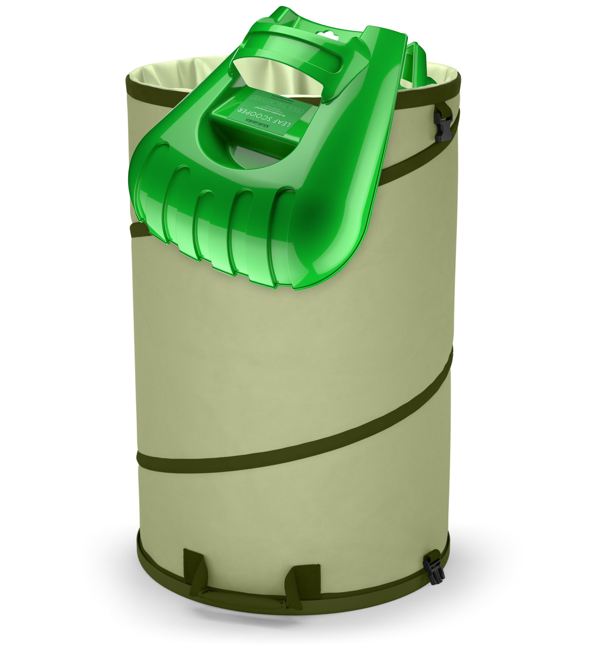 Sleek Garden Smart Collapsible 30-Gallon Canvas Garden Waste Bag | Pop ...