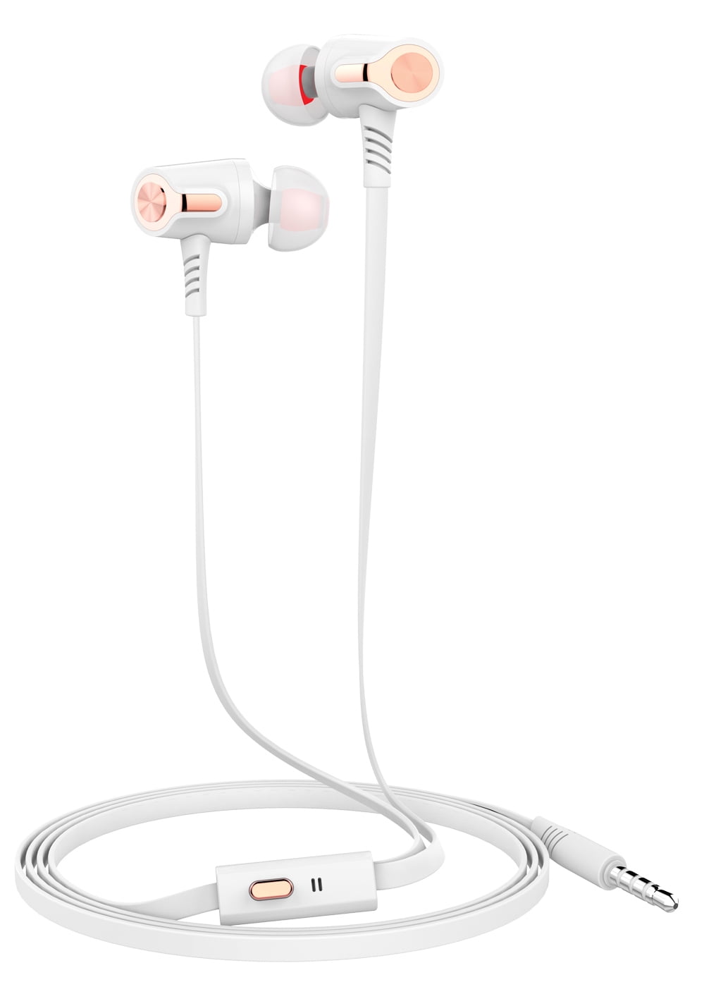Sleek - High Performance Earbuds - Rose Gold - Walmart.com
