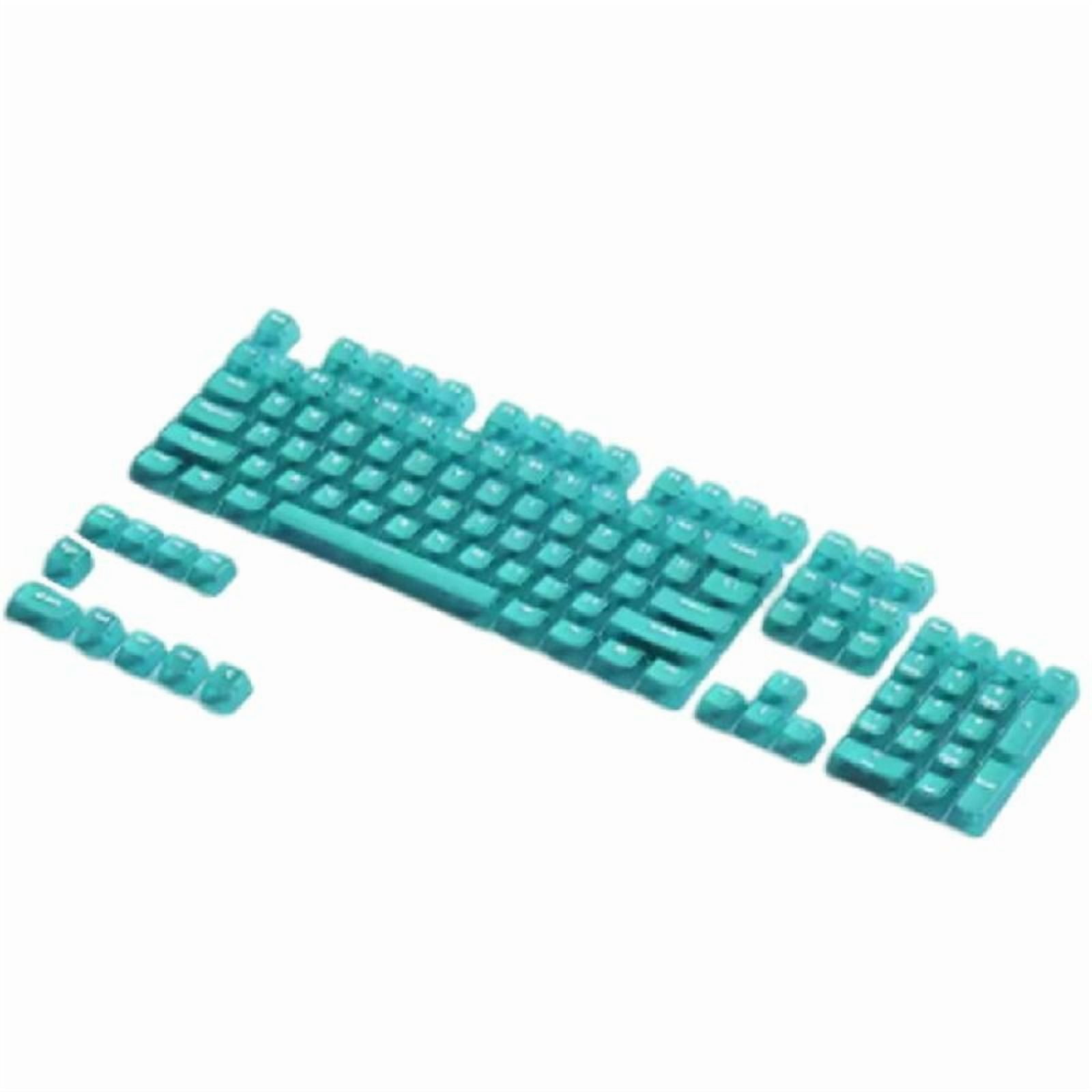 Sleek Keycaps 114 Keys for Mechanical Keyboards Fully Transparent ...