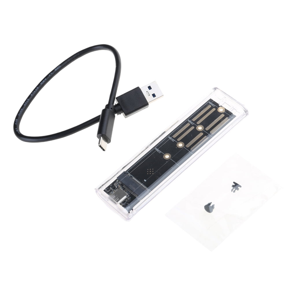Sleek M.2 SSD Sleeve Case- USB 3.1 nvme SSD Mobile Hard Drive Storage ...