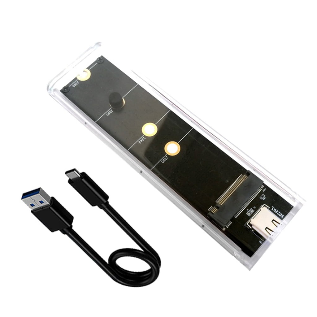Sleek M.2 SSD Sleeve Case- USB 3.1 nvme SSD Mobile Hard Drive Storage ...