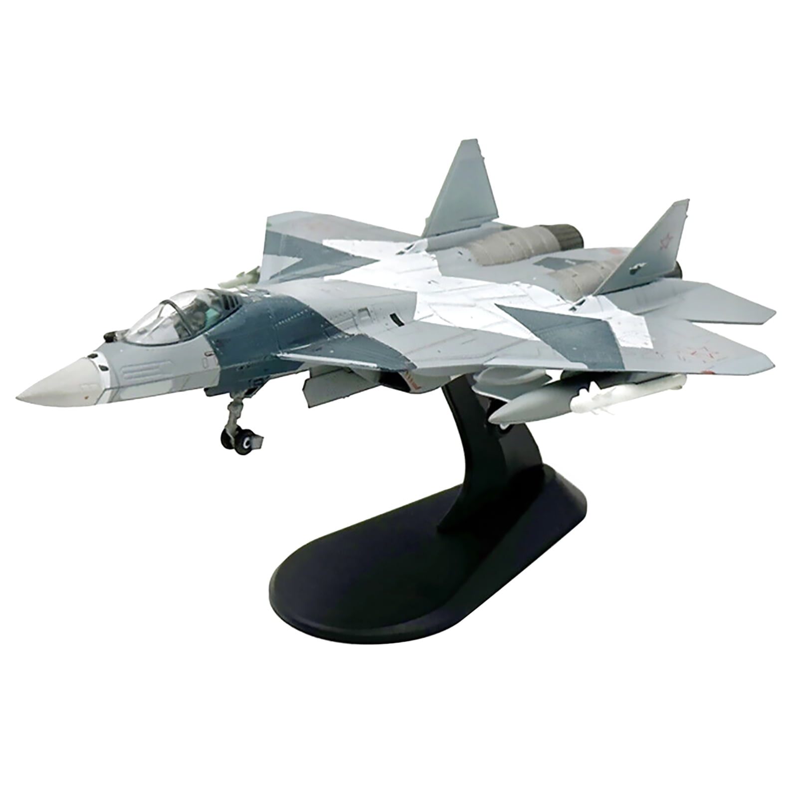 Sleek Russian Su-57 Stealth Fighter 1:100 Scale Alloy Model for Display ...
