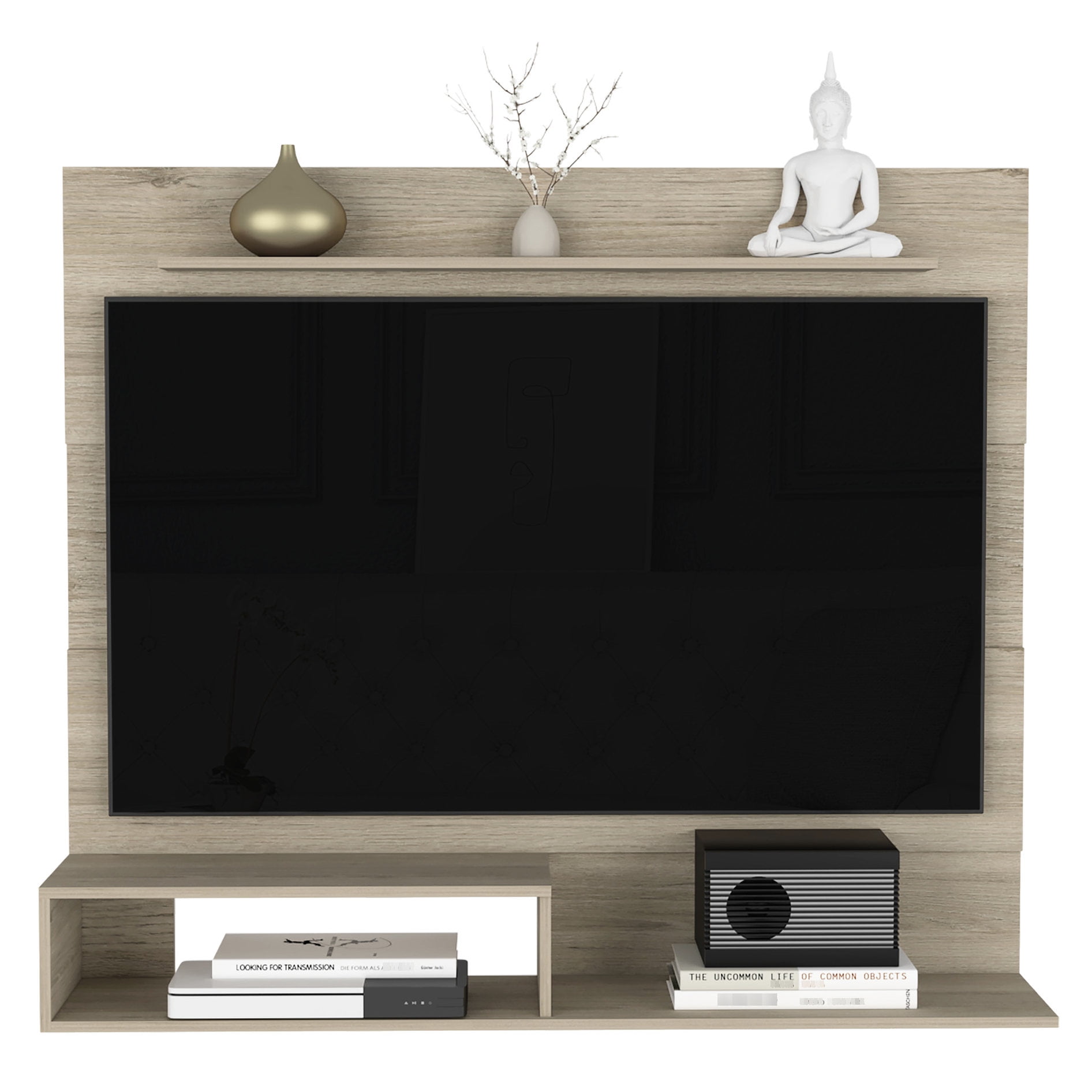 Sleek TV Stand Design+Easy Assembly"-"Home Decorating+Quick Setup in ...
