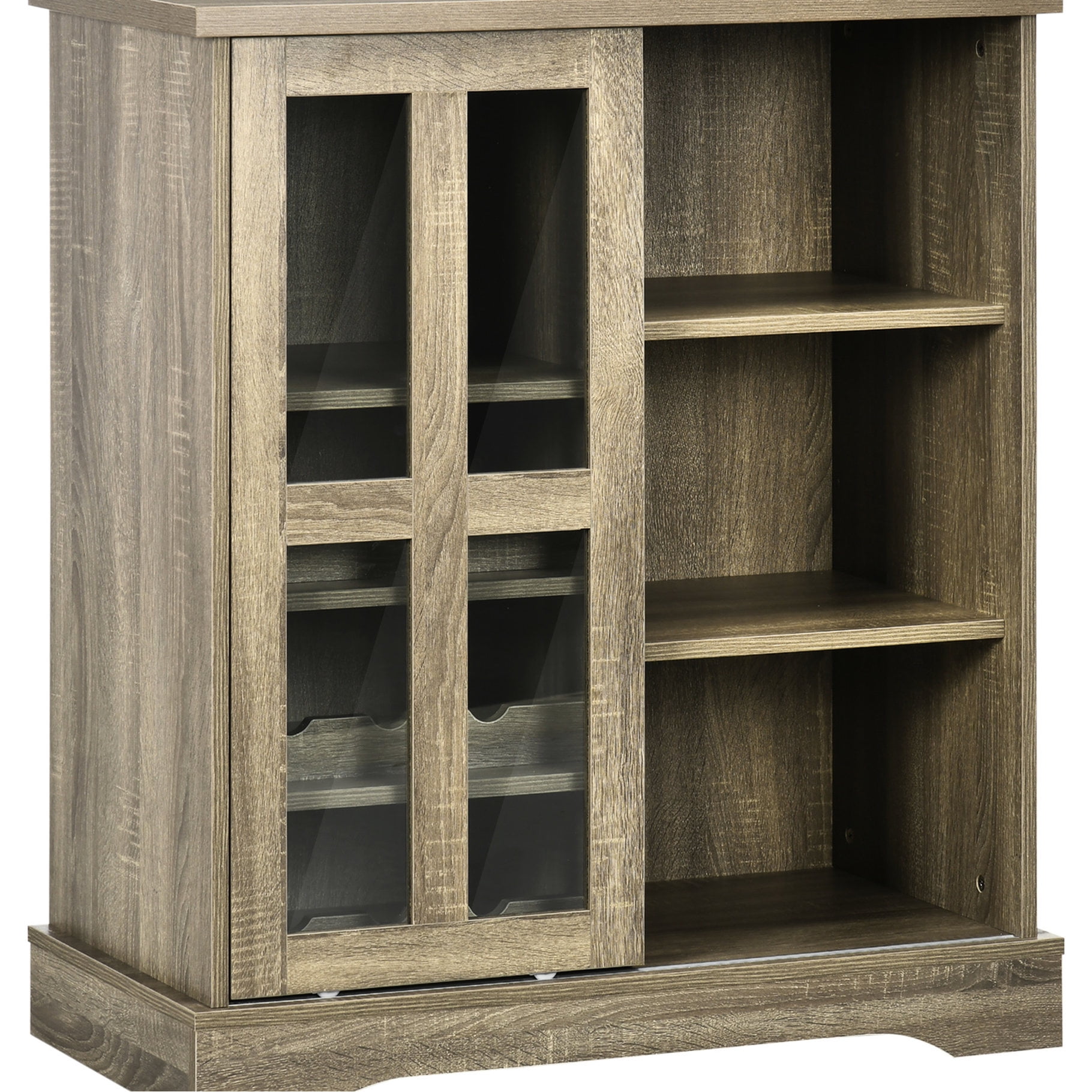 Sleek Wood Grain & Glass Door - Create an Elegant Look for Your Home ...