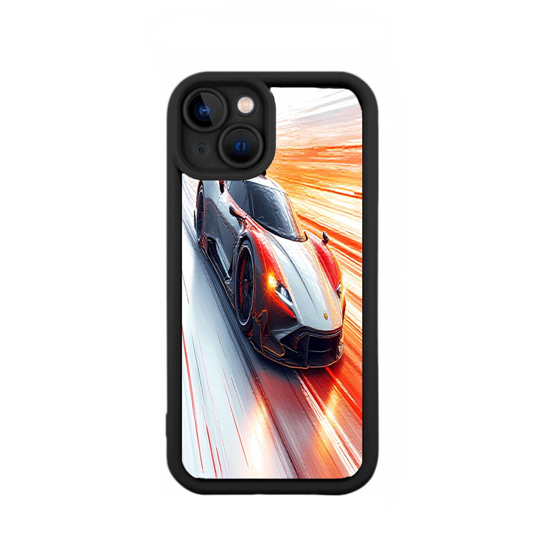 Sleek Yellowing Resistant Lightweight iPhone 15 Case - Dynamic Silver ...