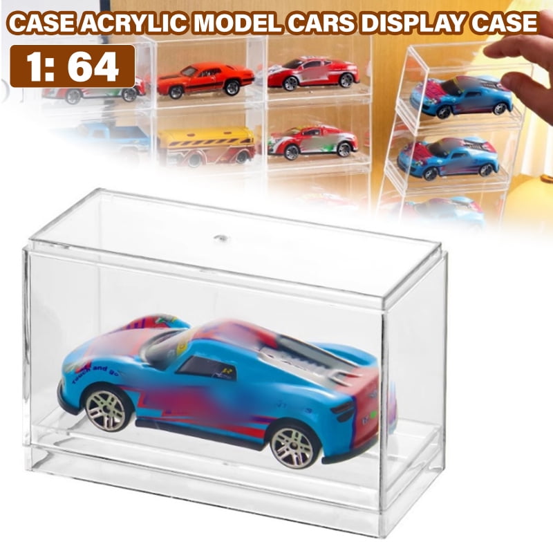 Sleek and Compact Design 1:64 Toy Model Cars Acrylic Display Case ...