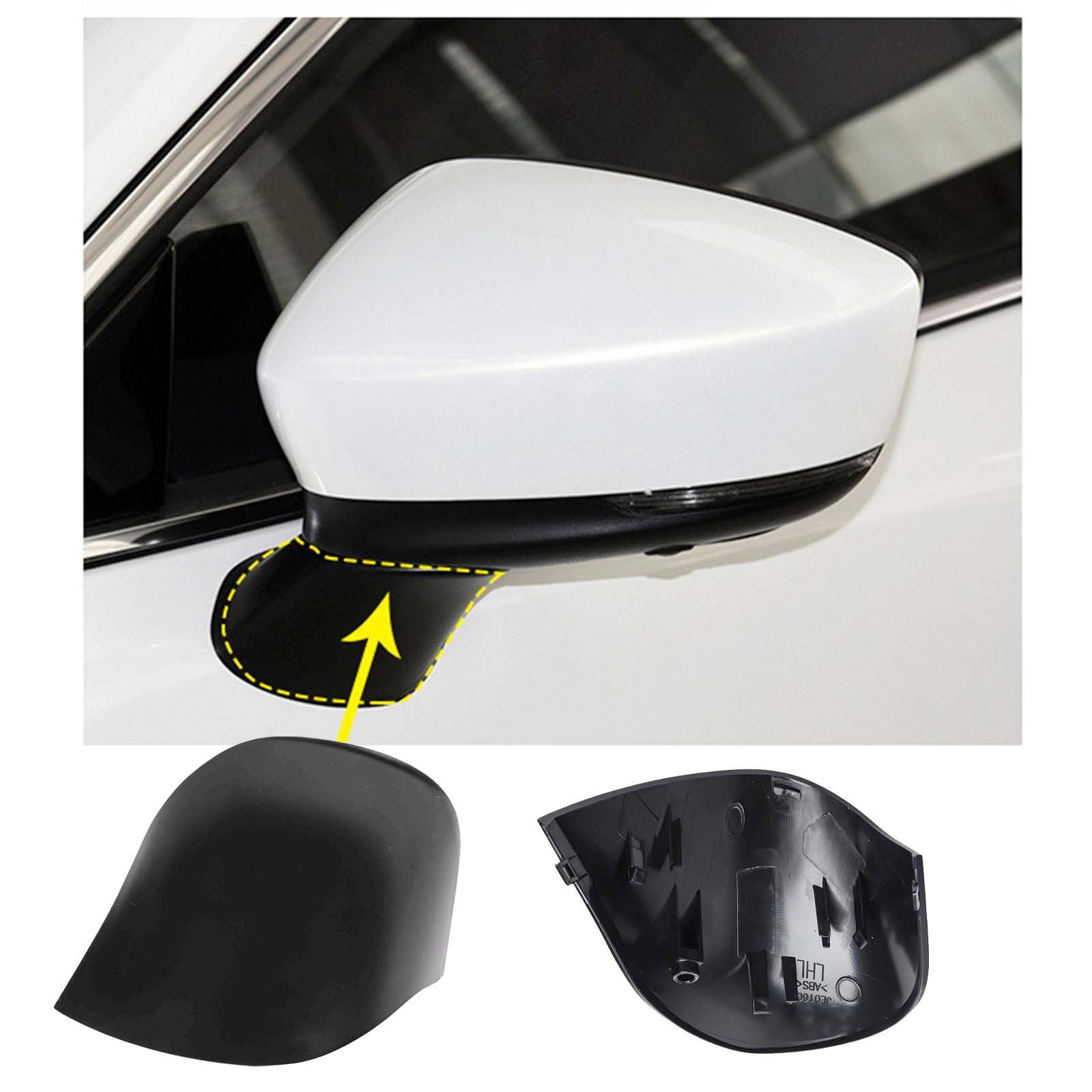 Sleek and Finished Look Car Side Mirror Cover Frame for Mazda 6 2018 ...