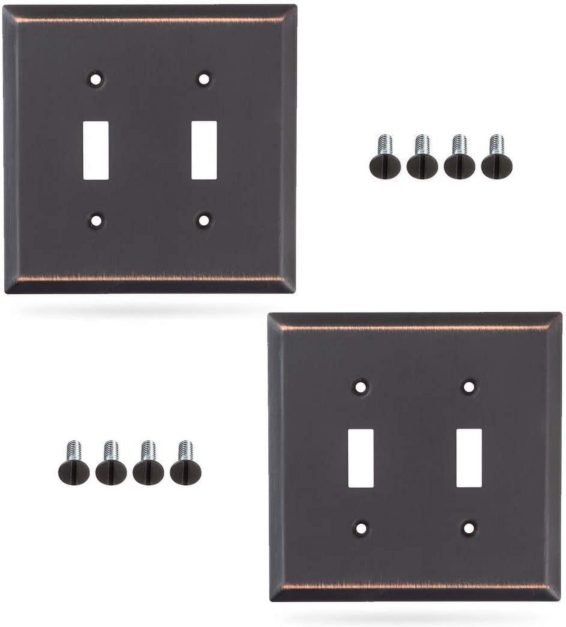 Sleeklighting 2 Pack Decorative Oil Rubbed Bronze Outlet Covers | 2 ...