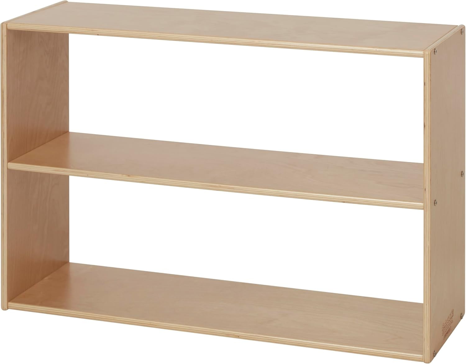 Sleekline 2-Shelf Double-Sided Storage Cabinet, 24" H, Book Shelf ...