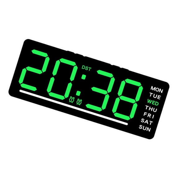 Sleekly Digital Clock With Large Screen And Easy To Read Time And Date ...