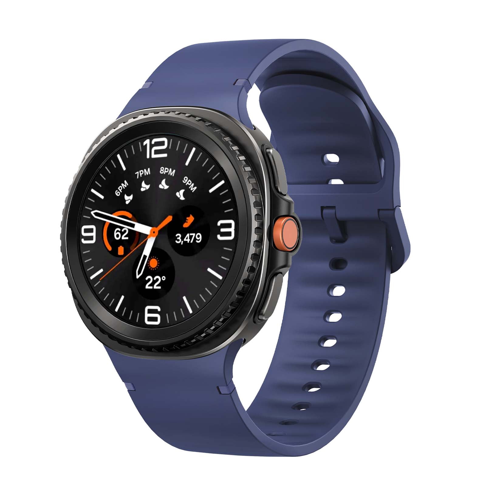 Sleektime Soft Silicone Band for Galaxy Watch 8 40/44mm Waterproof ...