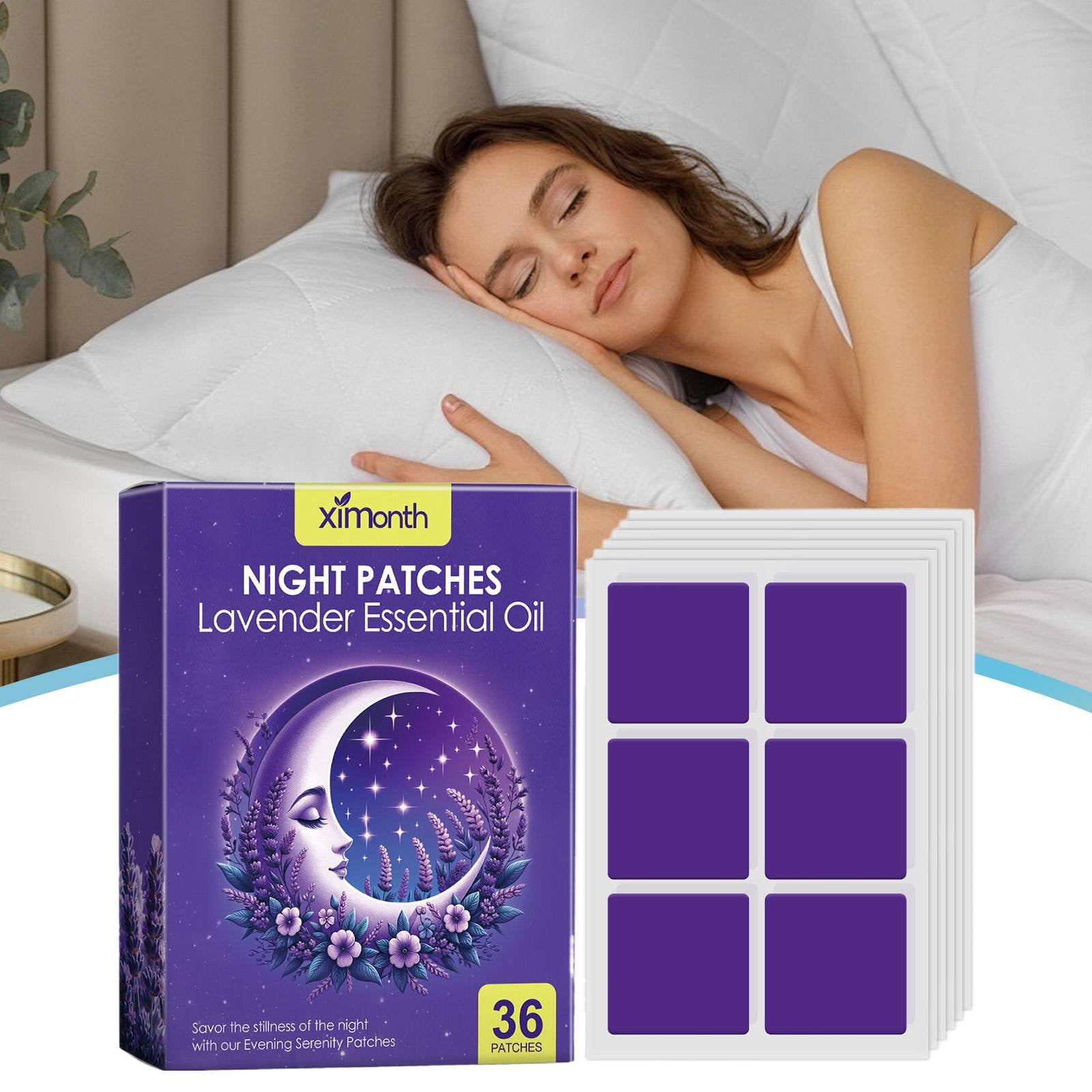Sleep Aid Patch - Extra Strength, Lavender Scent, 36-Pack Natural Sleep ...