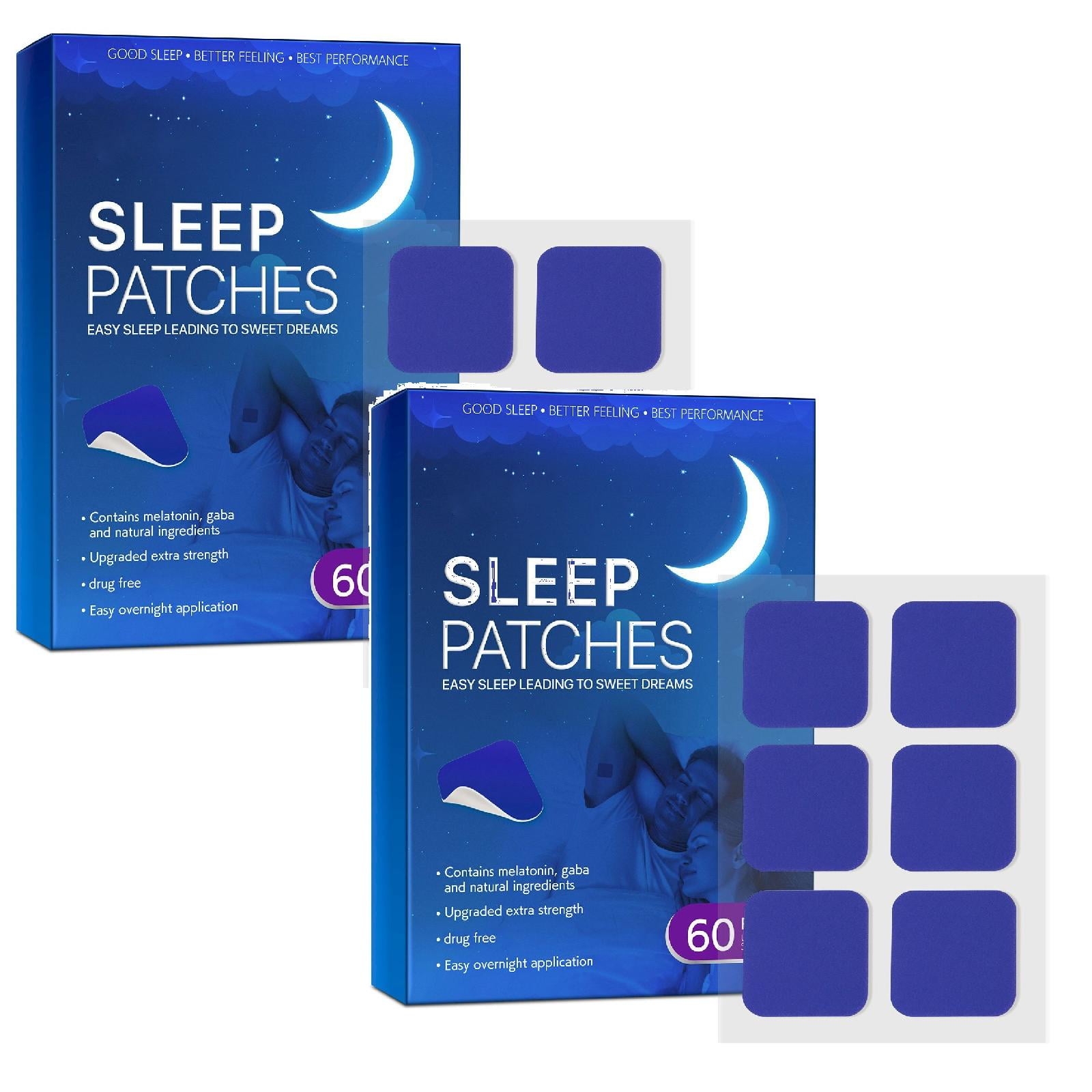 Sleep Aid Patches For Adults - 60 Count Set, Upgraded Skin-Friendly ...