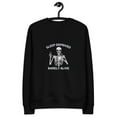 Sleep Deprived Barely Alive Halloween Coffee Crewneck Sweatshirt Up To